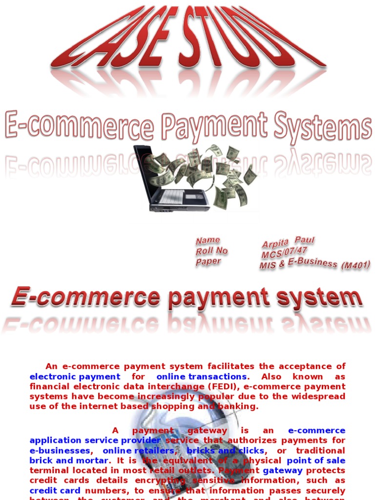 E-Commerce Payment Solutions Overview | PDF | Pay Pal | E Commerce