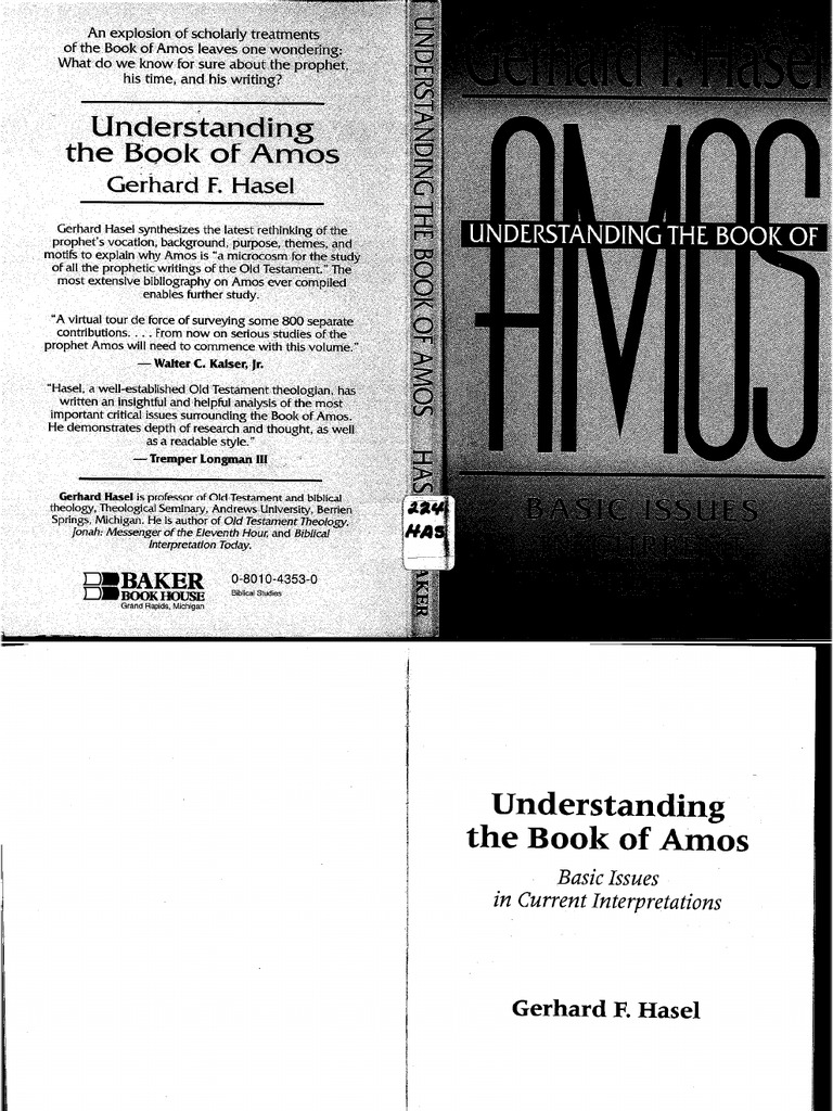 (Gerhard F. Hasel) Understanding The Book of Amos | PDF