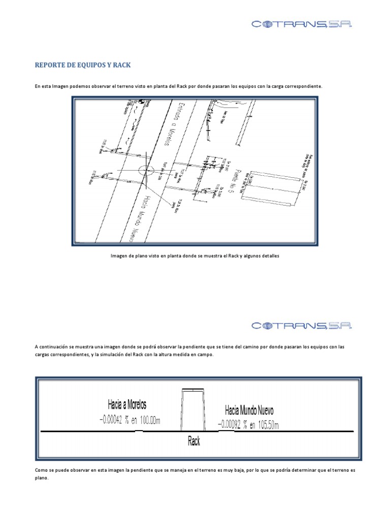 Reporte de Rack | PDF