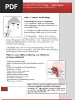 Tongue-Jaw Dissociation Exercises | PDF | Homework