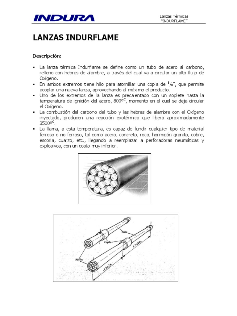 File - 2617 - Manual de Lanzas Térmicas Indura | PDF | Oxígeno | Hormigón