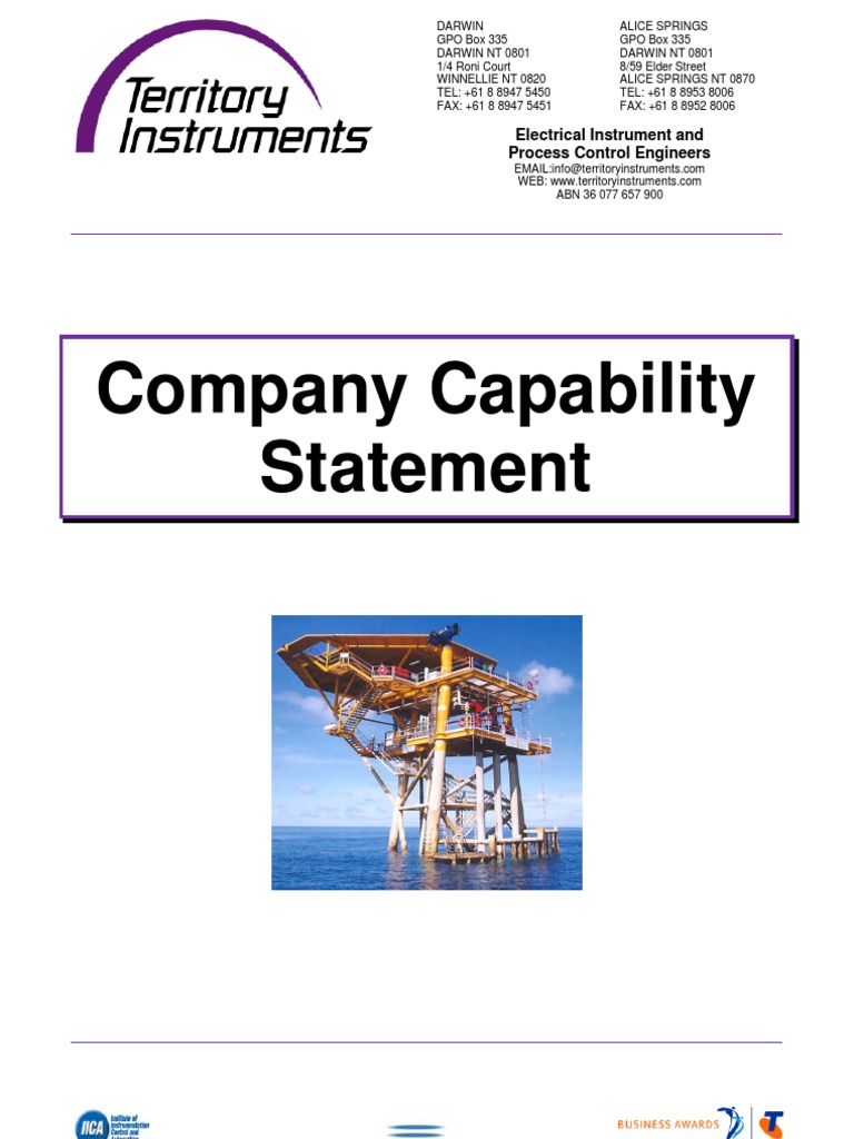 TI Company Capability Statement | PDF | Instrumentation | Measuring ...