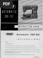Pfaff 133 and 134 Sewing Machine Guide | PDF | Sewing Machine | Textile ...
