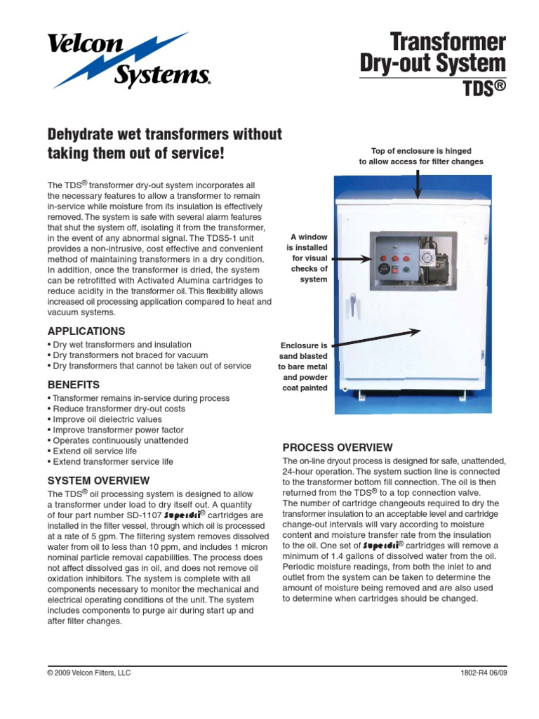 Transformer Dry Out Procedure | PDF | Transformer | Pump