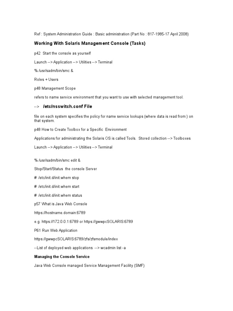 Solaris Commands | PDF | Command Line Interface | Superuser