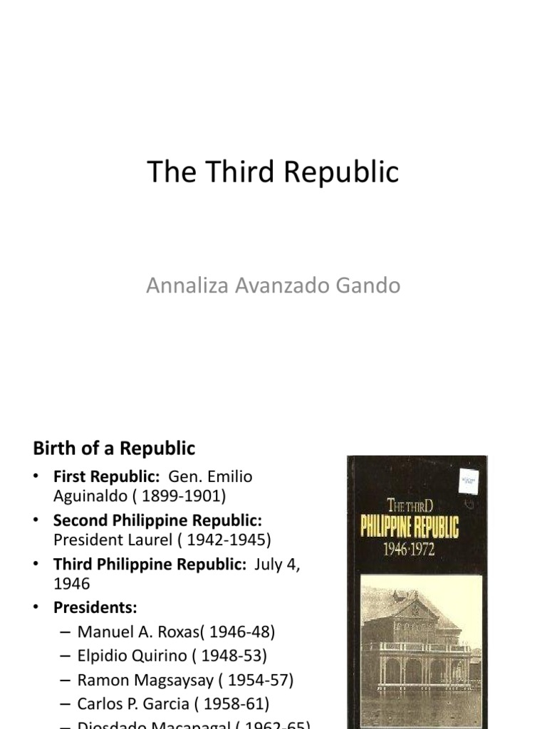 The Third Republic | PDF | Corazon Aquino | Philippines