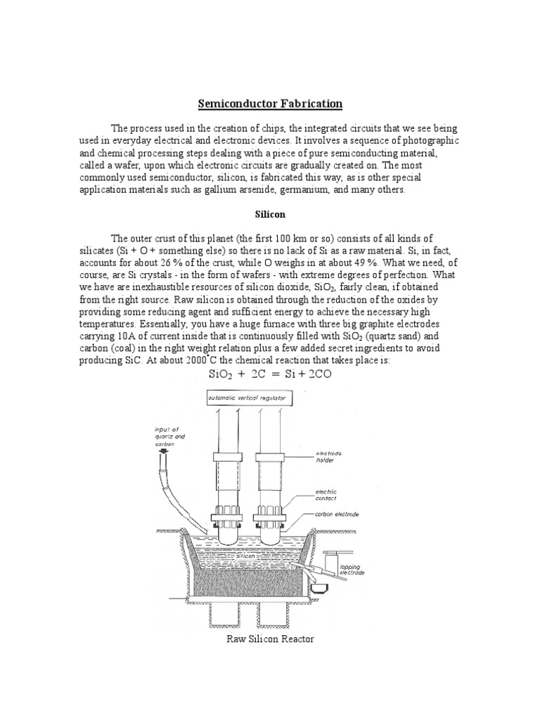 Semiconductor Fabrication Process Steps | PDF | Thin Film ...