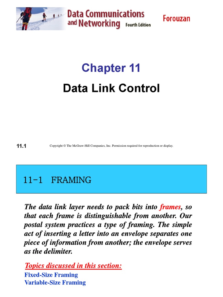 Data Link Control Forouzan | PDF | Transmission Control Protocol ...