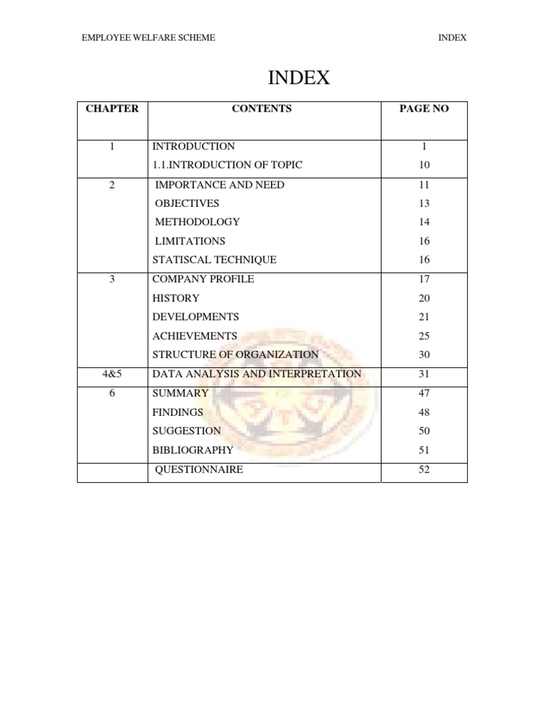 Employee Welfare Scheme | PDF | Labour Economics | Employment