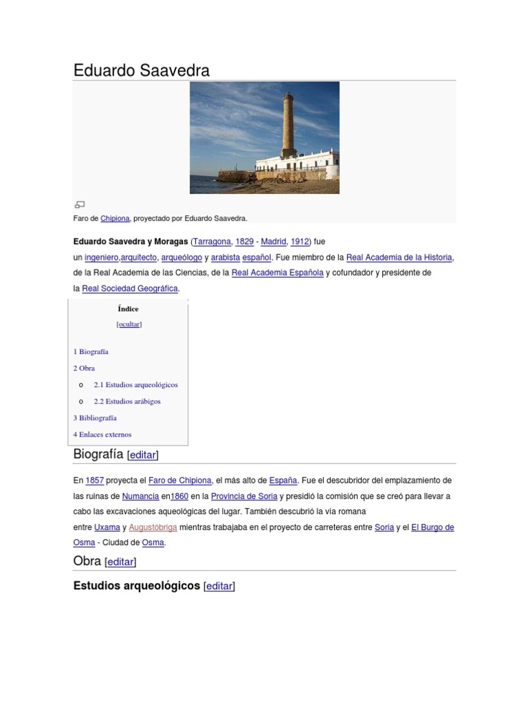 Eduardo Saavedra | PDF | España | Science