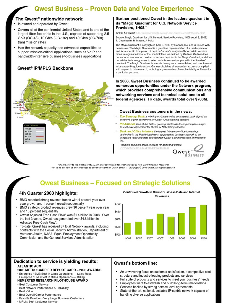 Why Qwest 2 Page | PDF | Computer Network | Telecommunications