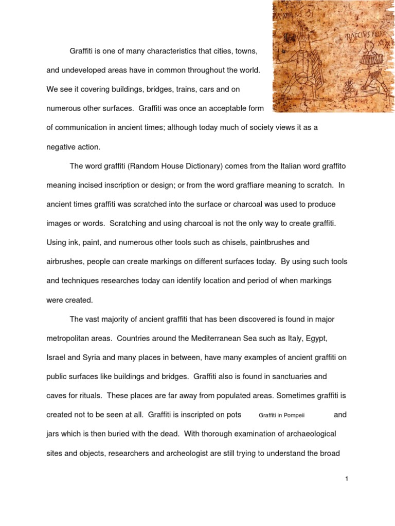 Ancient Graffiti: Insights from Pompeii | PDF | Graffiti | Pompeii