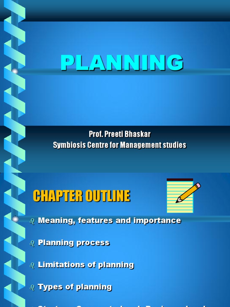 Unit 3 Planning | PDF | Strategic Management | Strategic Planning