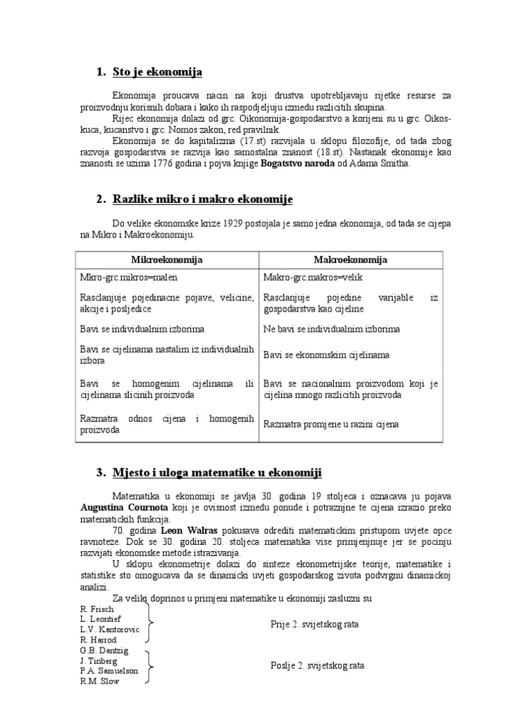 4bU8a63eNh-Uvod U Ekonomiju | PDF