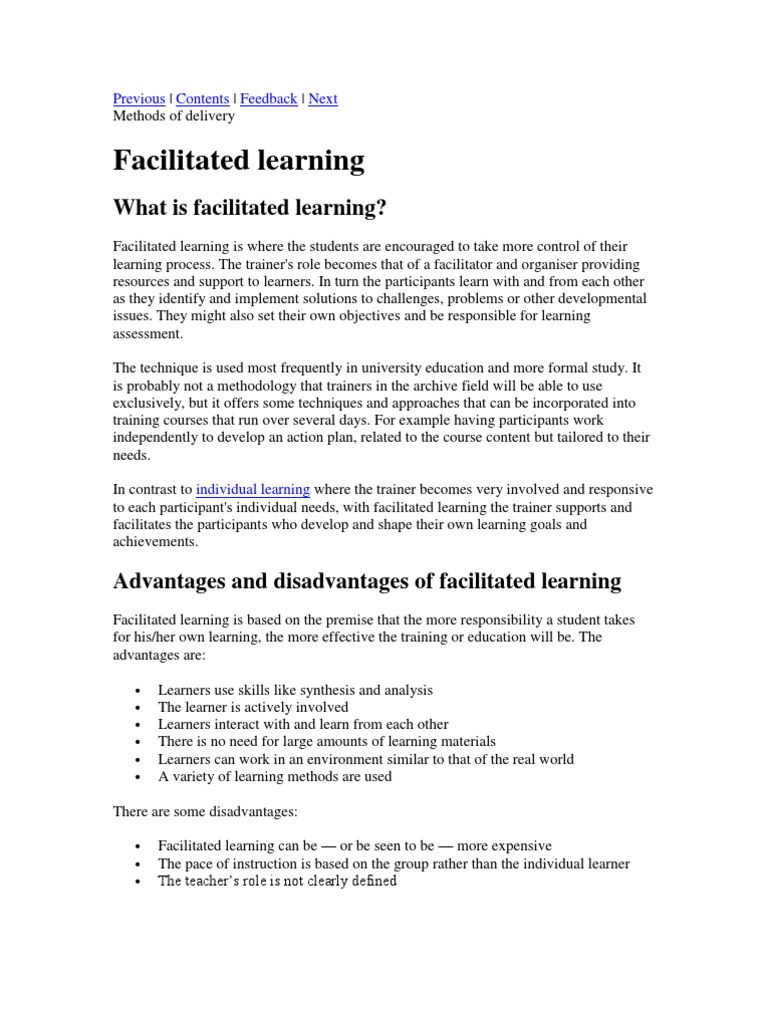 Training The Trainer Pdf Facilitator Learning