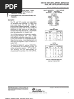 DM7473 J-K Flip-Flop Datasheet | PDF | Logic Gate | Electronic Circuits