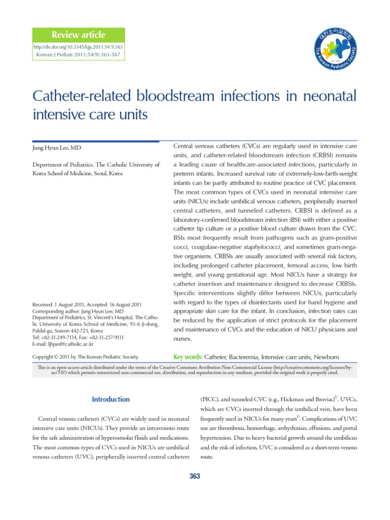 CVC Infection in Icu | PDF | Medicine | Medical Specialties