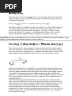 Recirculating Ball Steering System Overview | PDF | Steering | Vehicles
