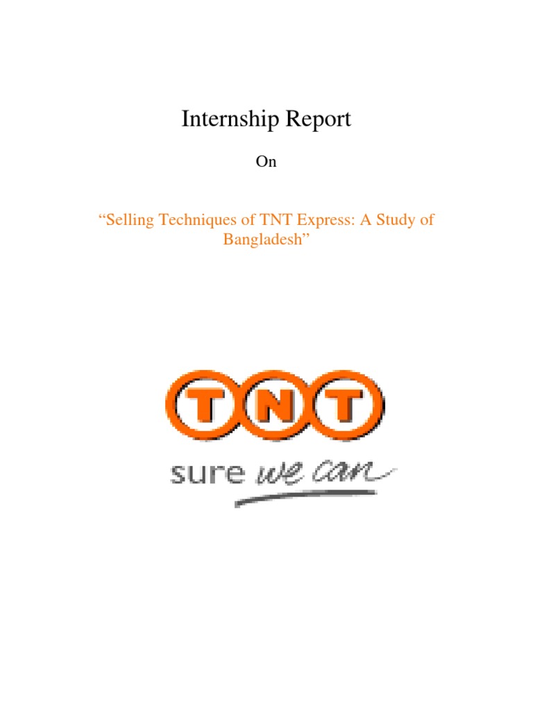 Selling Techniques of TNT | PDF | Promotion (Marketing) | Sales