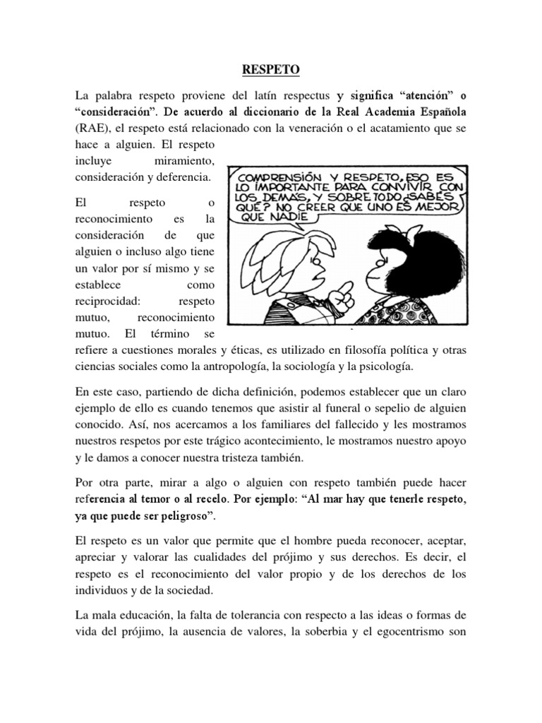 Respeto e Igualdad | PDF | Igualdad de oportunidades | Igualdad de género