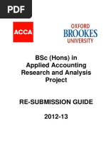 OBU BSc Eligibility and Submission Guide | PDF | Science | Science ...