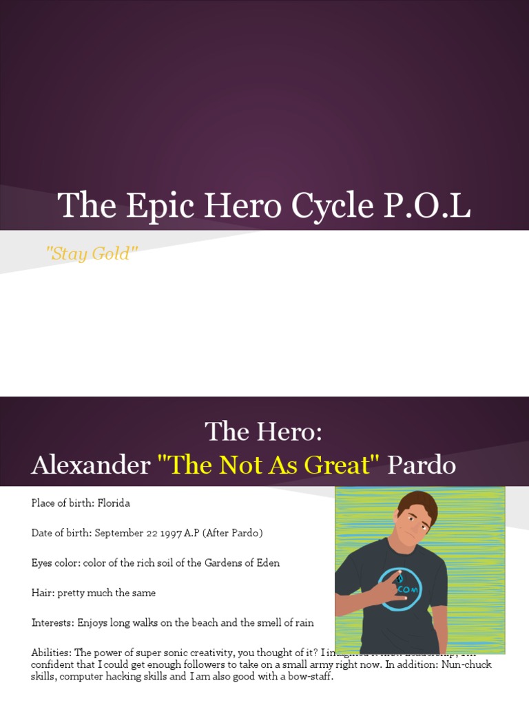 The Epic Hero Cycle of Alexander Pardo | PDF