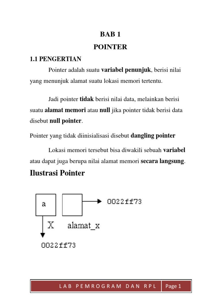 Panduan Pointer dan Struktur C++ | PDF | Komputer