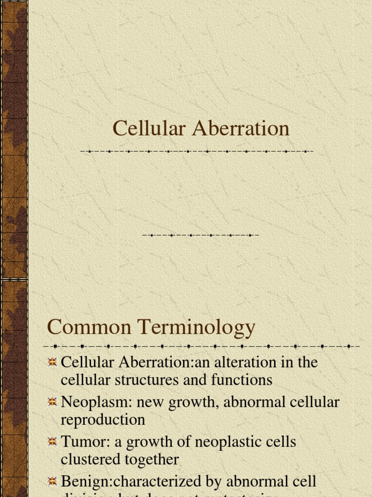 Cellular Aberration | PDF | Radiation Therapy | Carcinogen