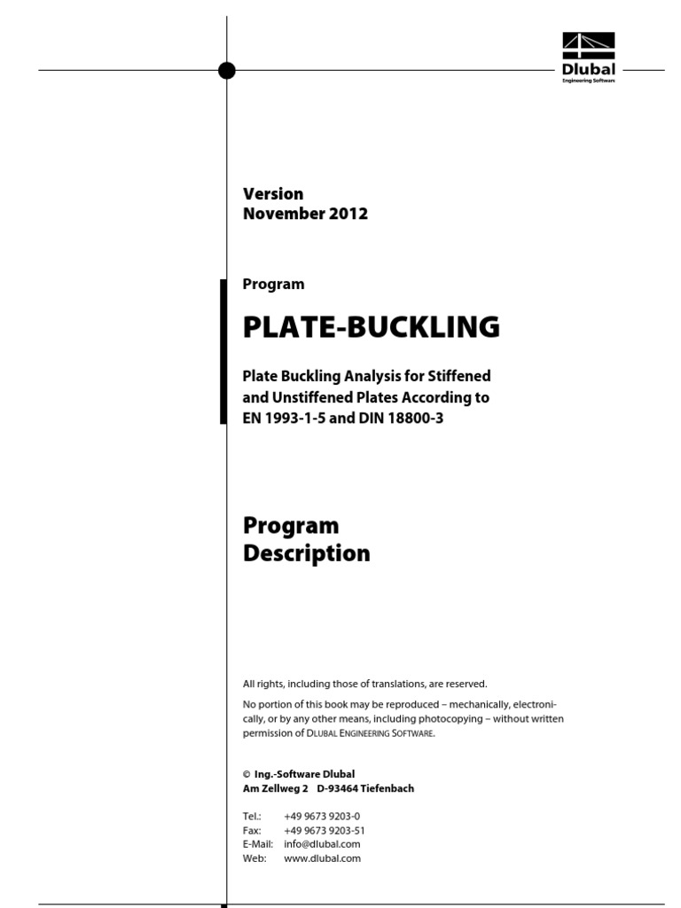 Plate Buckling e | PDF | Buckling | Yield (Engineering)