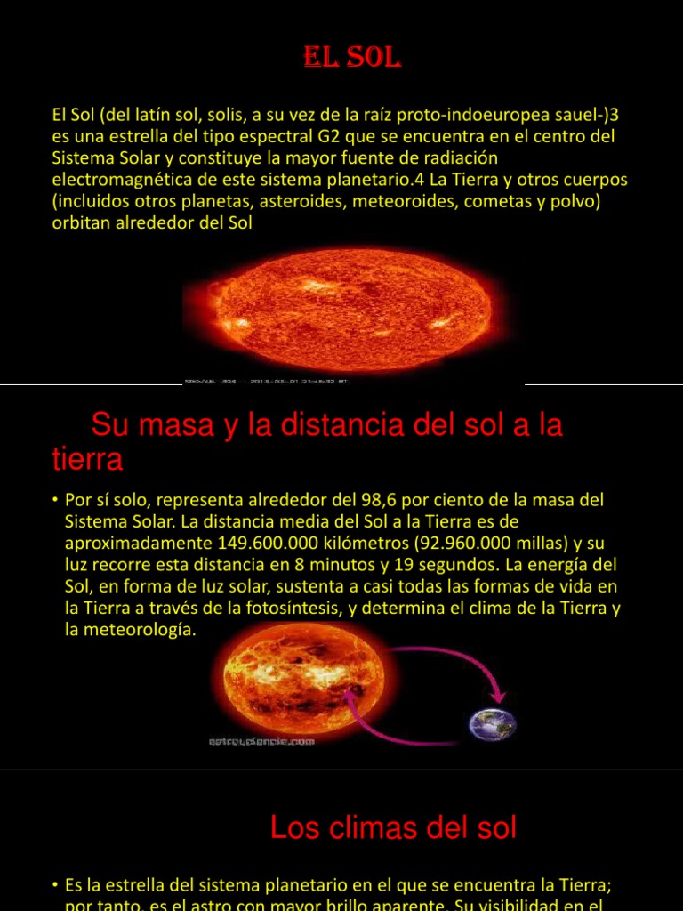 El Sol | PDF | Dom | Sistema solar