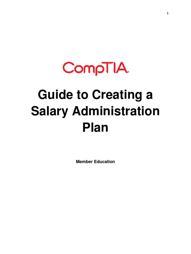 Guide To Creating A Salary Administration Plan | PDF | Employment | Salary