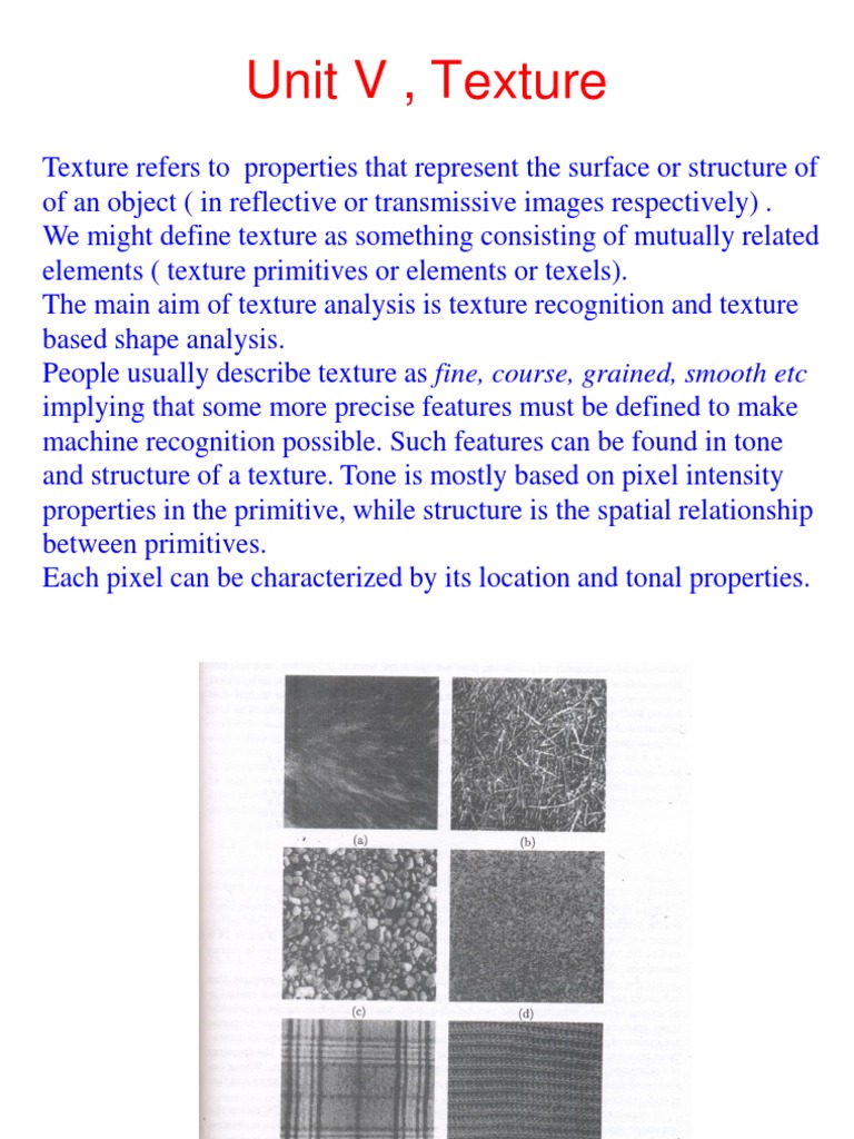 Unit 5 | PDF | Texture Mapping | Computer Vision