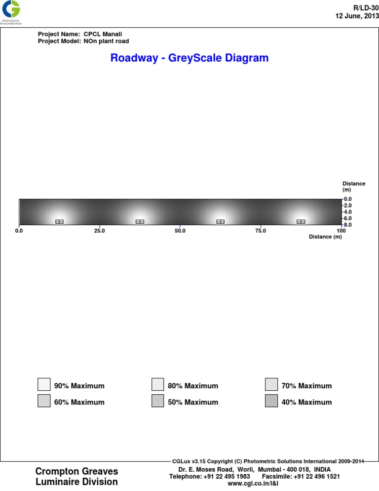 CPCL Manali Roadway Lighting Diagram | PDF | Computers | Technology ...