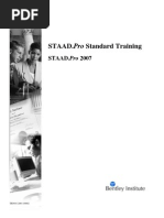 STAAD - Pro V8i Modeling Guide | PDF | Menu (Computing) | Icon (Computing)