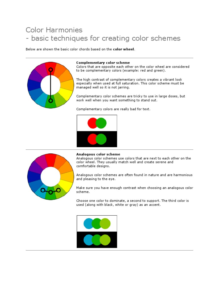 Dyad Triad and Tetrad | Color | Imaging
