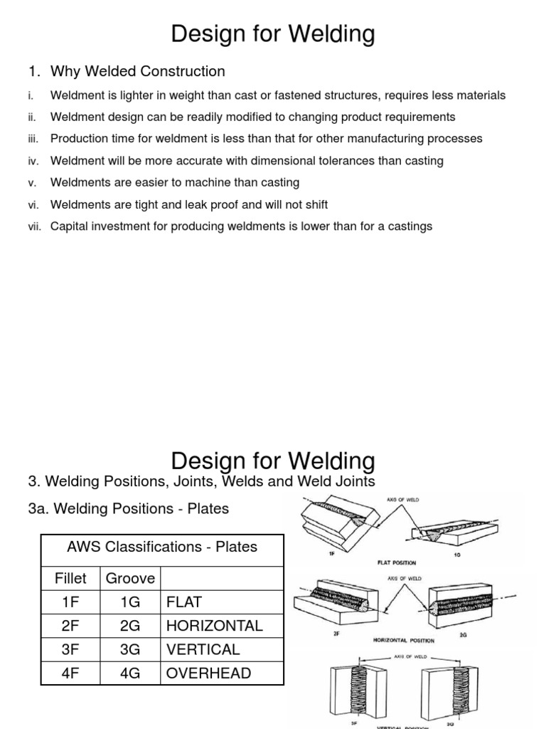 03Lecture4A-Design For Welding | PDF | Welding | Construction