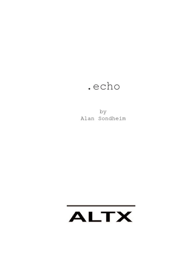 Echo | PDF
