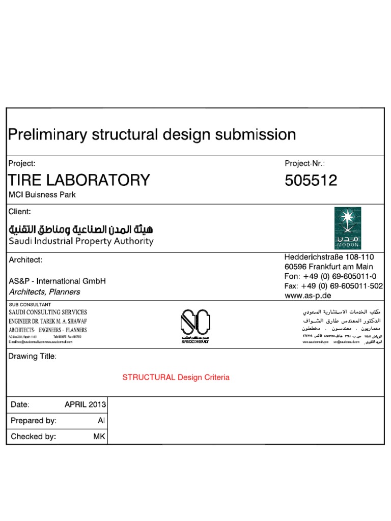 STRUCTURAL Design Criteria | PDF | Geotechnical Engineering | Concrete