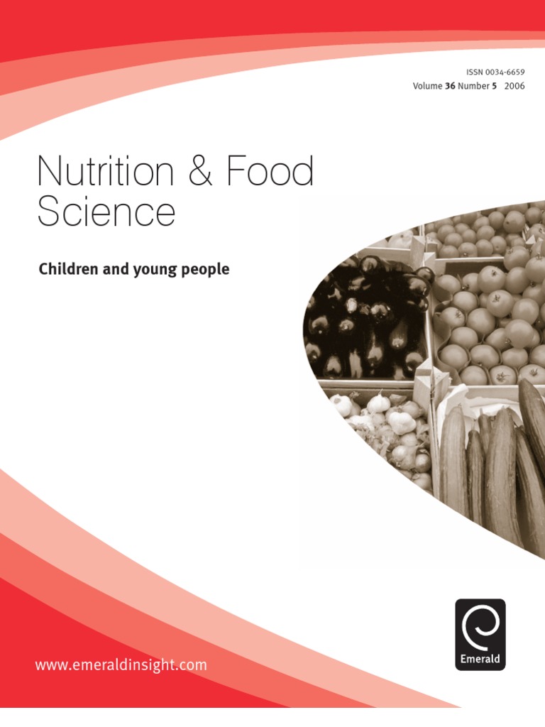 Nutrition and Food Science: Children and Young People | PDF | Business ...