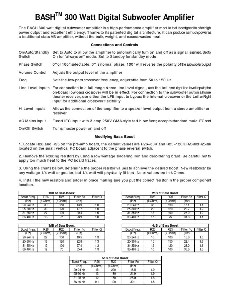 300 750 Bash Installation Guide | PDF | Amplifier | Telecommunications ...