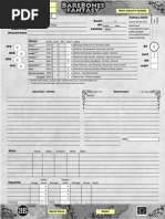 Generic d20 Character Sheet | PDF | History