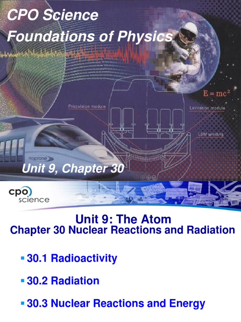 CPO Science Foundations of Physics: Unit 9, Chapter 30 | PDF