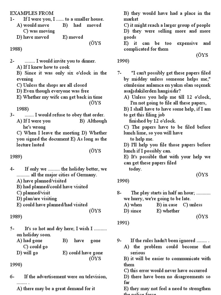 ELS 5 ExamplesI FroJm Oys Yds | PDF