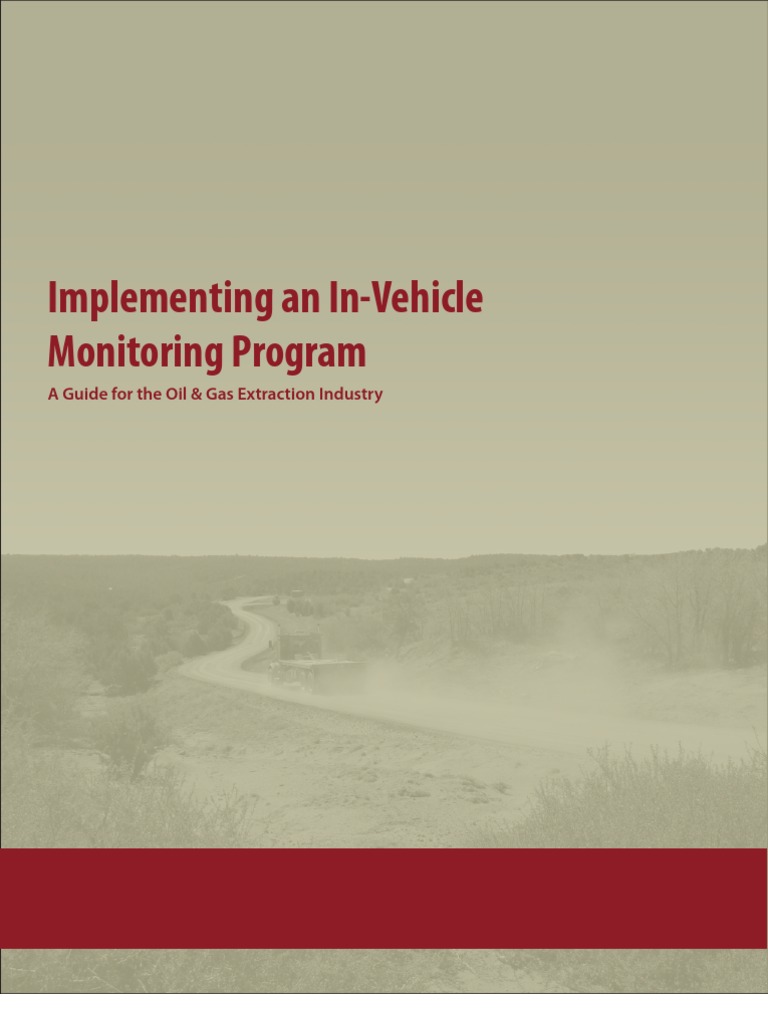 Implementing An In-Vehicle Monitoring System (IVMS) Program: A Guide ...