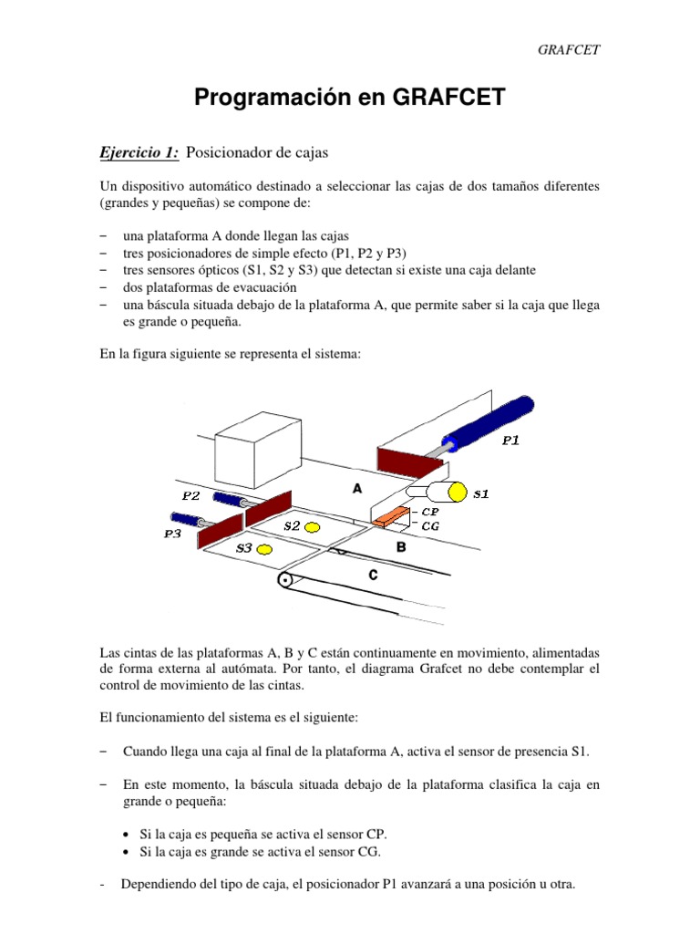 Problemas Grafcet | PDF