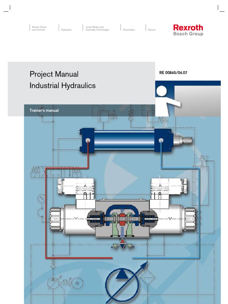 RexRoth Industrial Hydraulics Manual | PDF | Valve | Pump