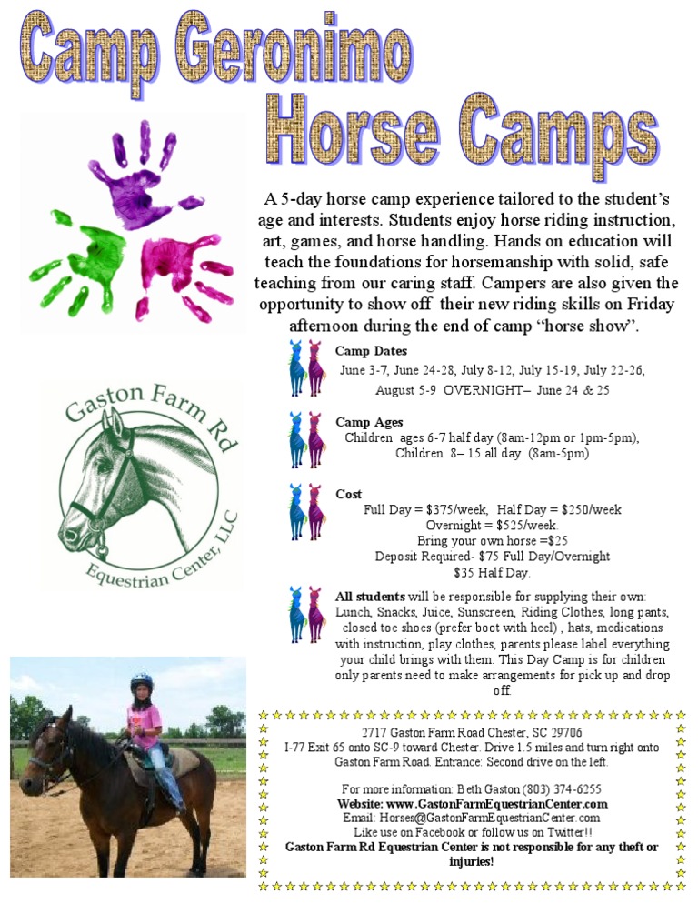 Camp Geronimo 2013 | PDF