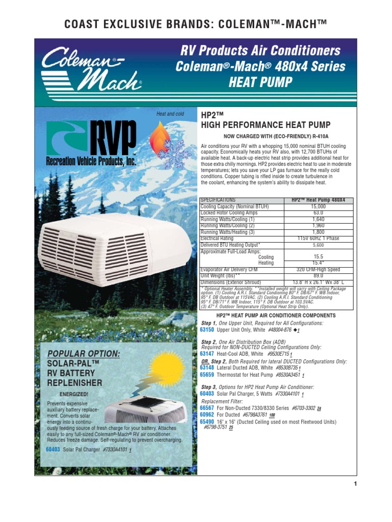 Coleman Product Page | Download Free PDF | Air Conditioning | Hvac