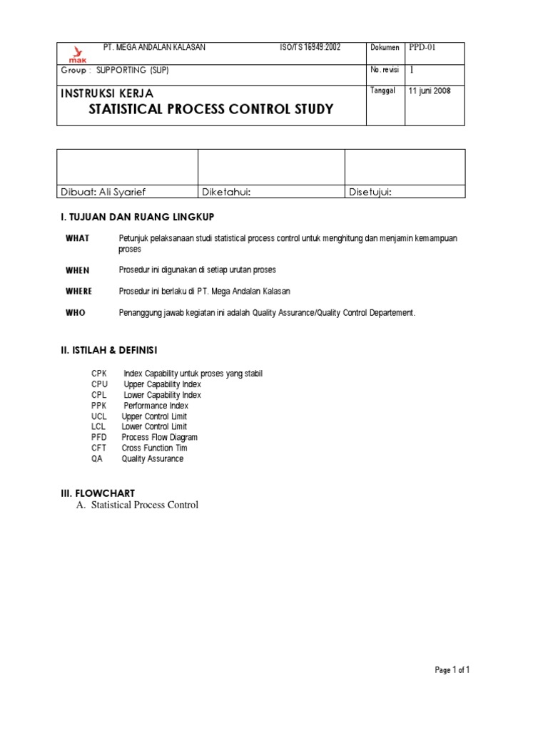 Prosedur Quality Control Produk | PDF