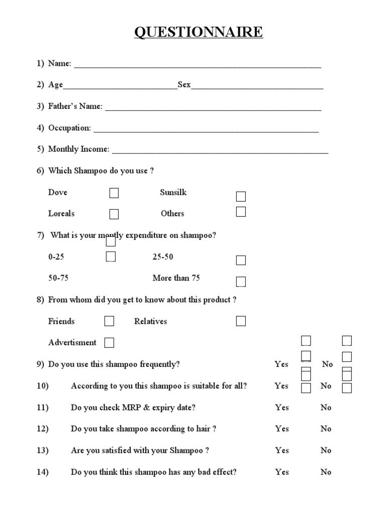 Questionnaire | PDF | Career & Growth | Sports & Recreation
